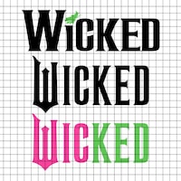 Wicked Svg - Etsy