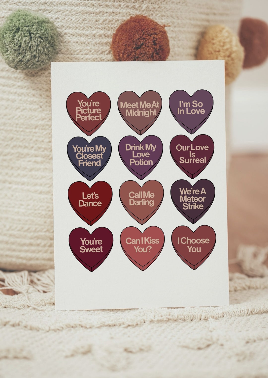 Taylor Swift SVG Midnights Lyrics Valentine's Day Conversation Candy ...