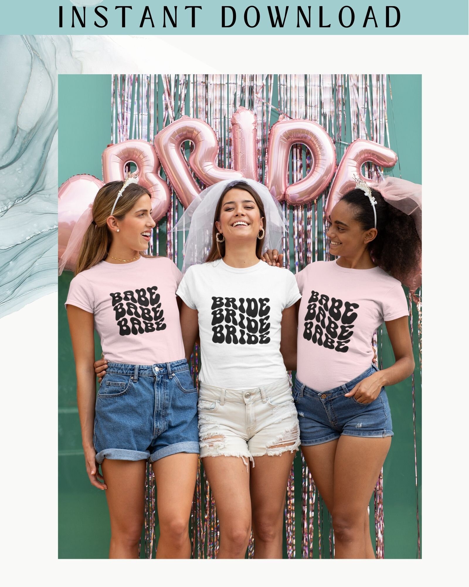 Bachelorette Party SVG Bridal Party SVG Bundle Bride SVG - Etsy