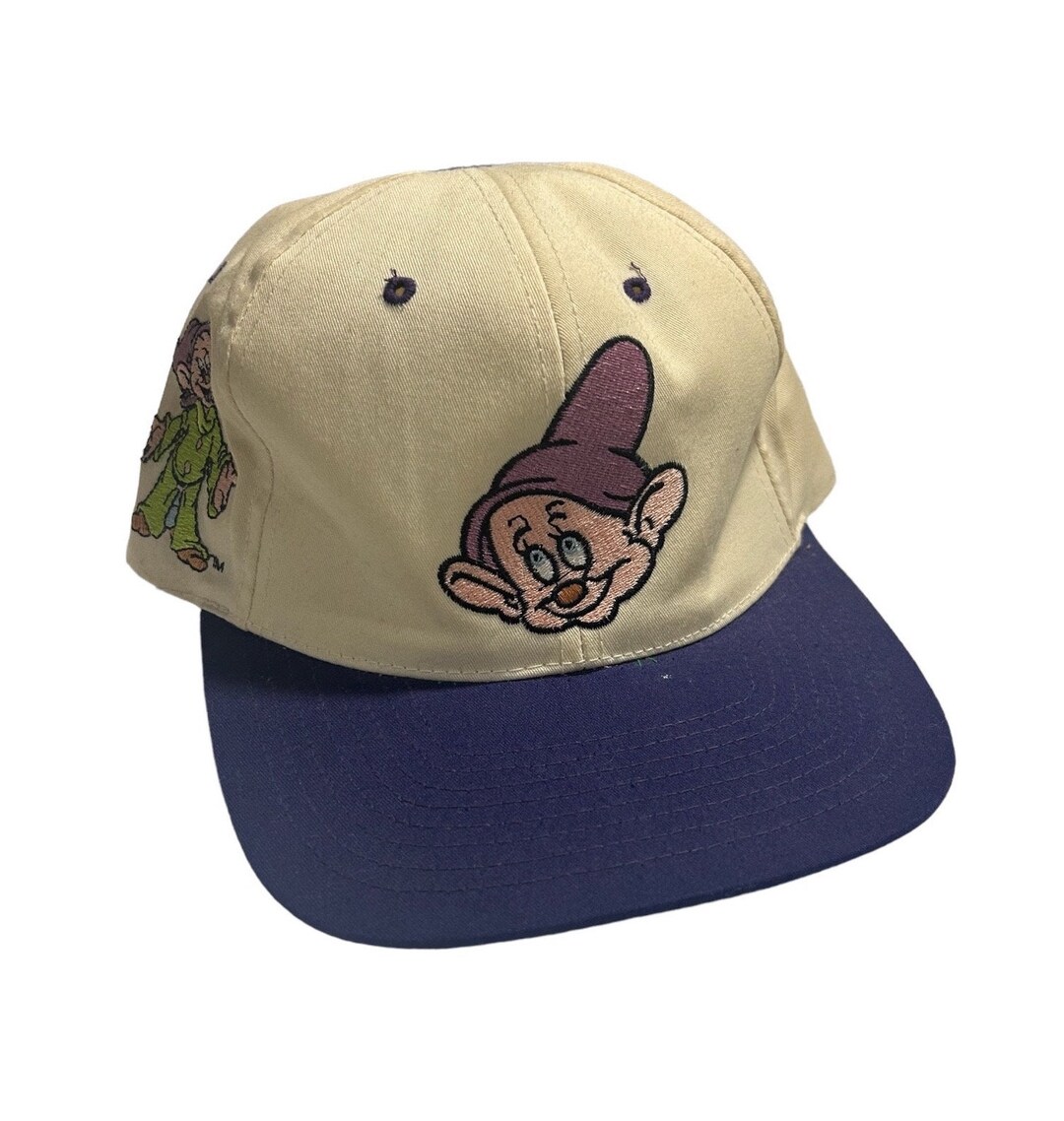 Vintage DOPEY Snap Back, Disney, 90s, Retro, Flat, Purple, Green ...