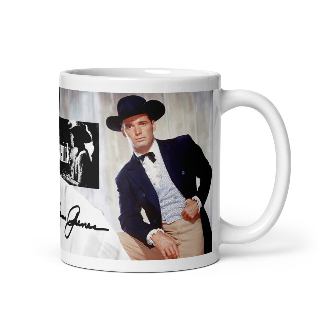 Large Graphic White Glossy Mug Maverick 2 - Etsy