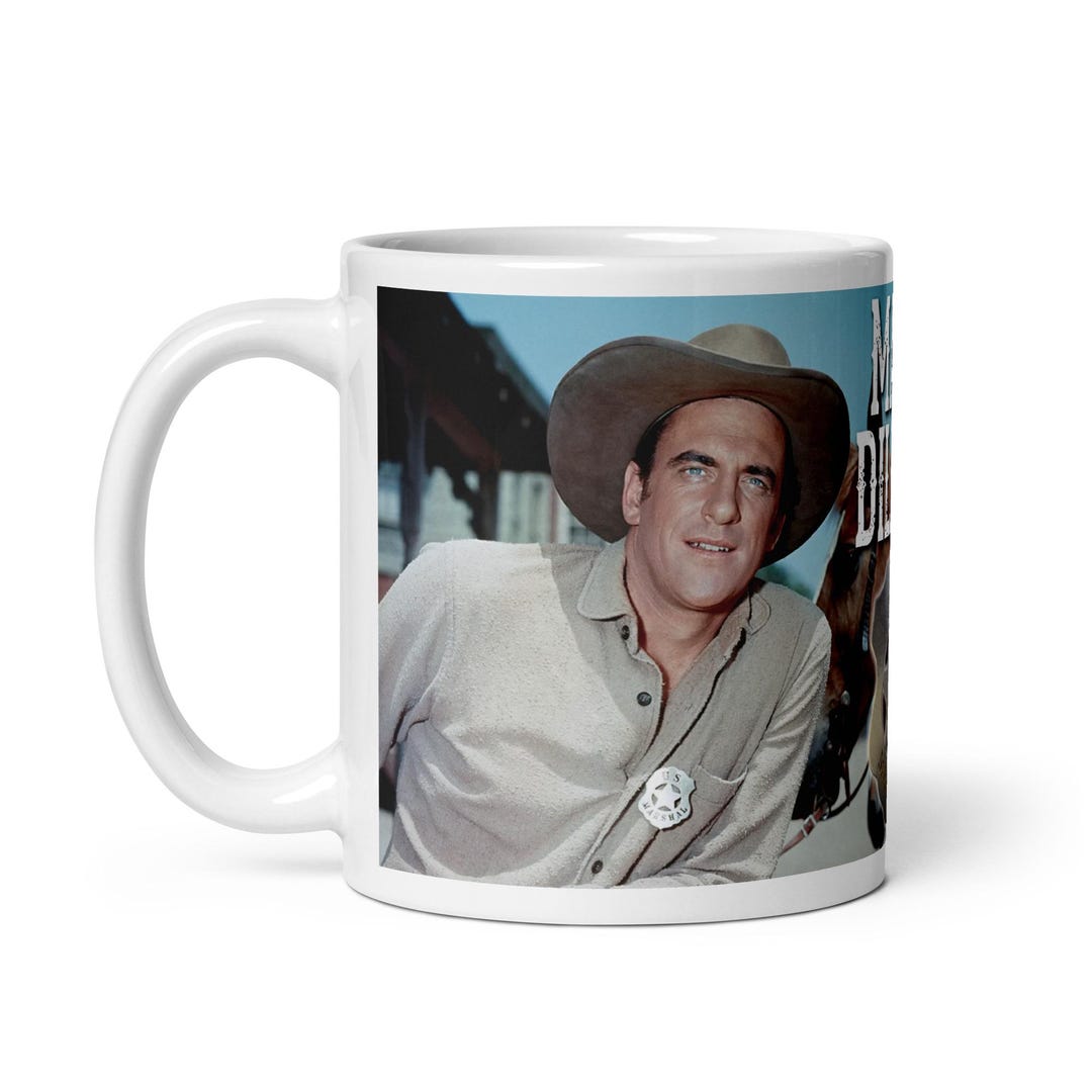 11/15oz. Coffee Mug: James Arness as Matt Dillon in Gunsmoke - Etsy