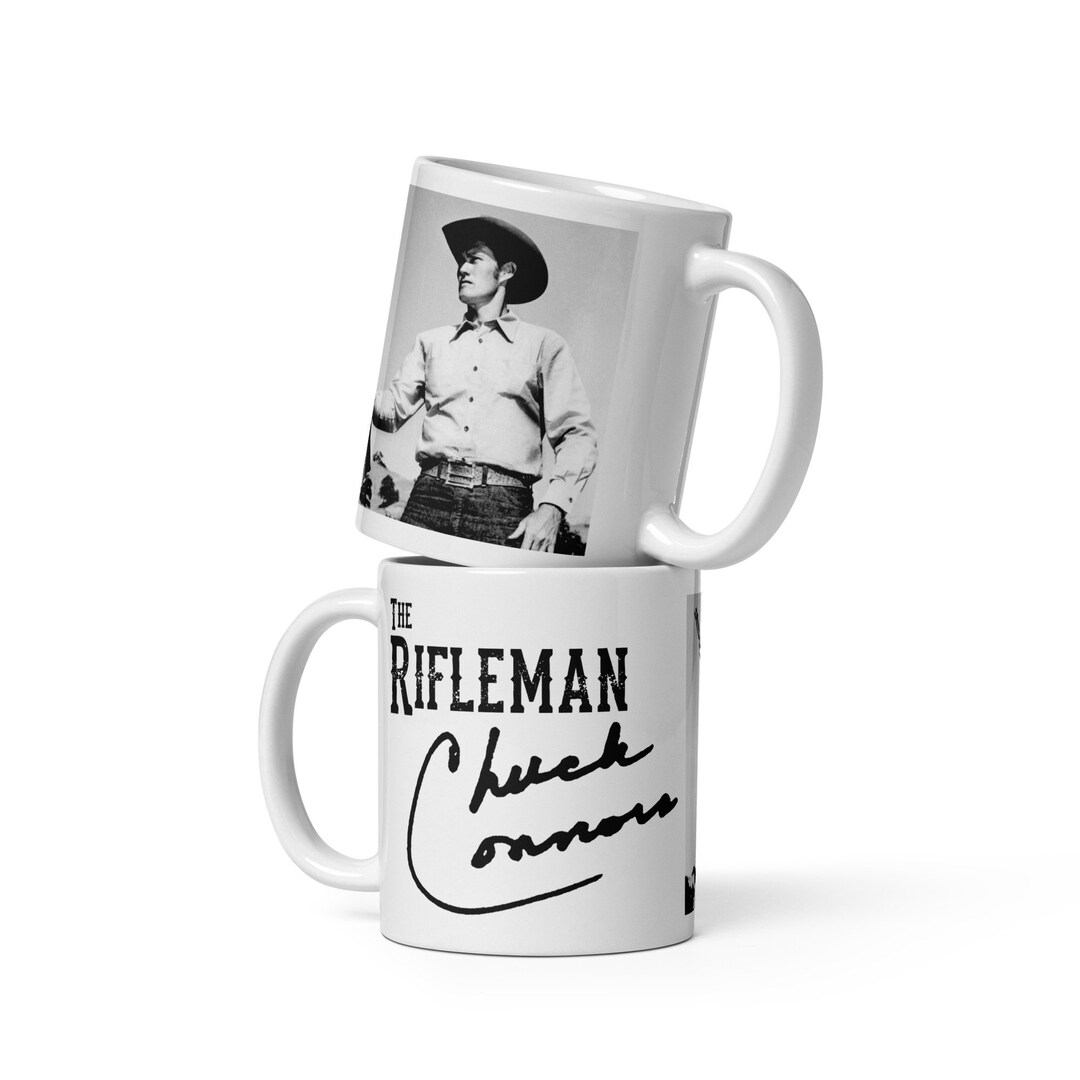 Large Graphic White Glossy Mug Lucas Mccain Chuck Connors the Rifleman ...