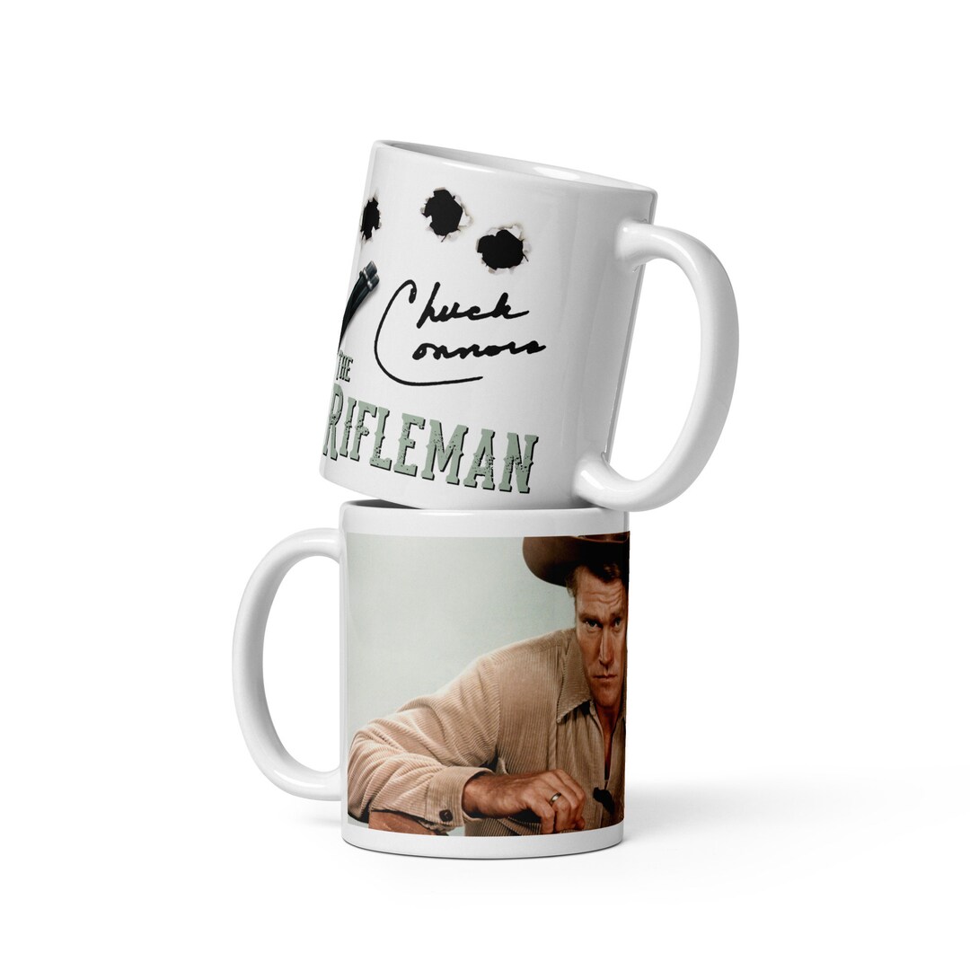 Large Graphic White Glossy Mug the Rifleman Lucas Mccain - Etsy