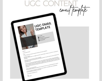 Ugc Email Template - Etsy