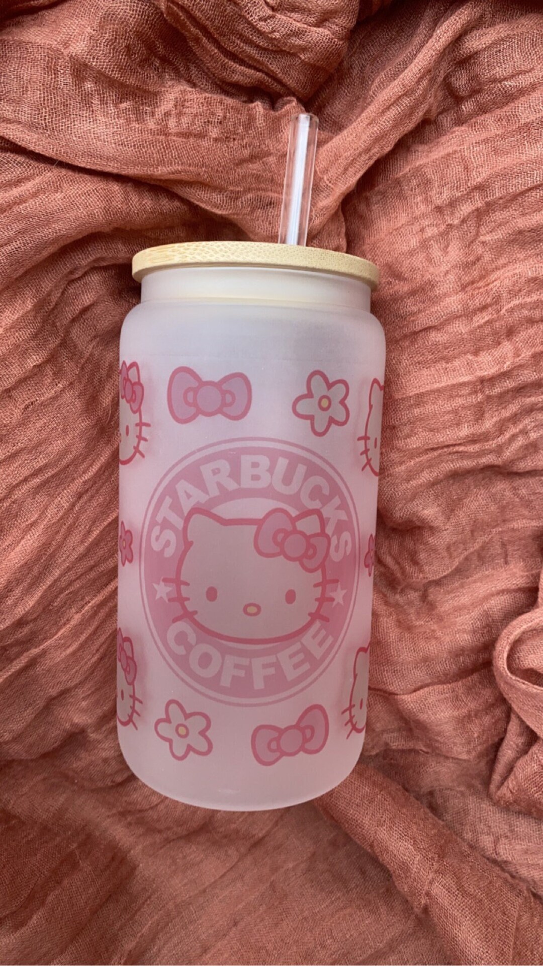 Hello Kitty Glass Can Sanrio Coffee Cup My Melody - Etsy