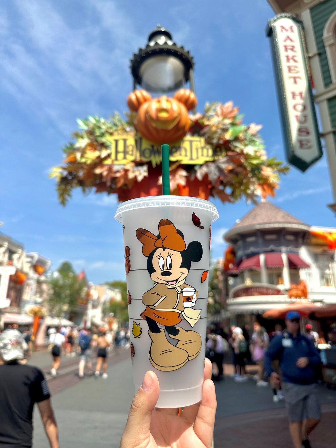 Fall Time Minnie Cold Cup - Etsy