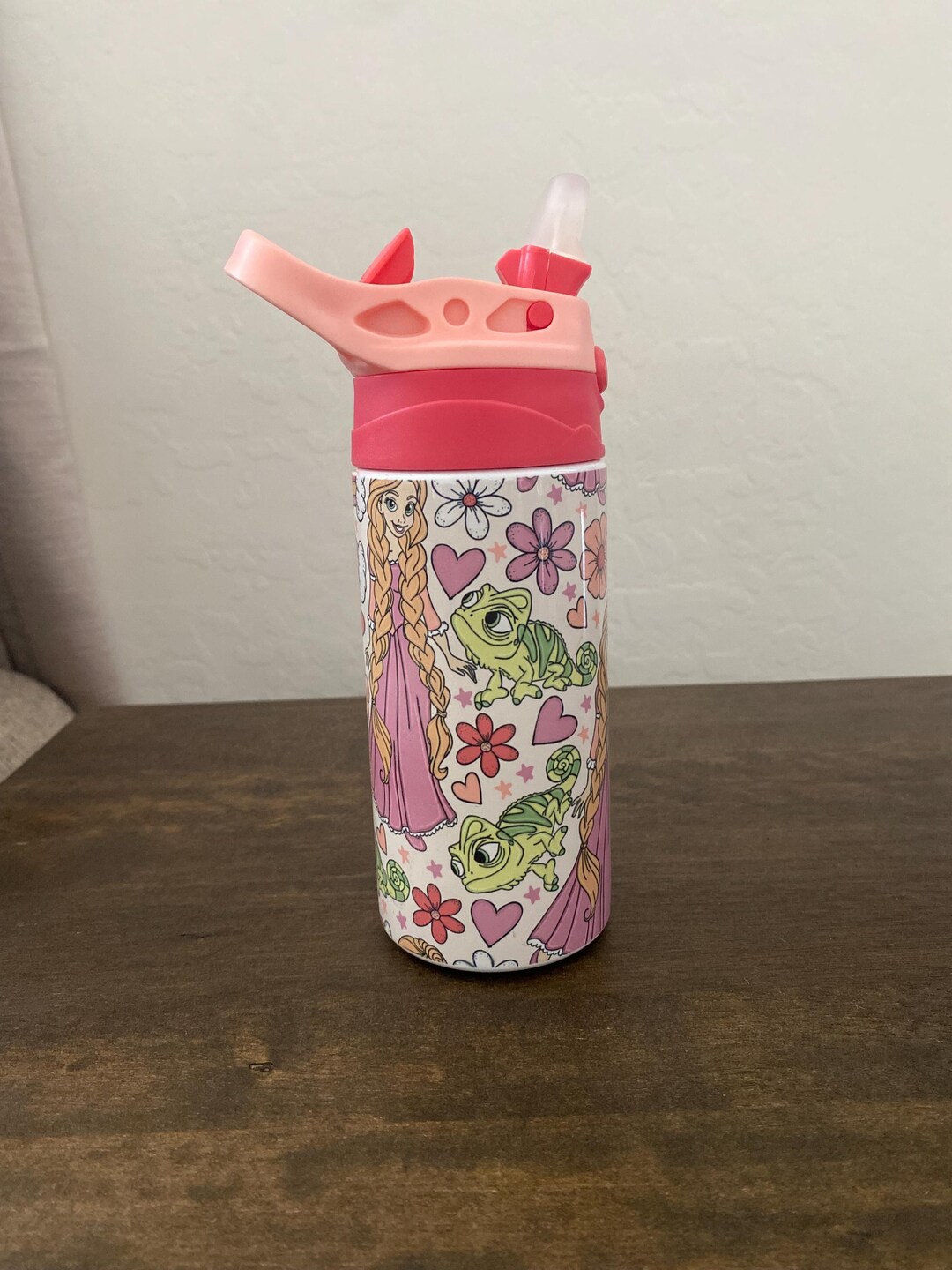 Disney Princess Water Bottle Disneyland Kids Cups Walt Disney Rapunzel ...