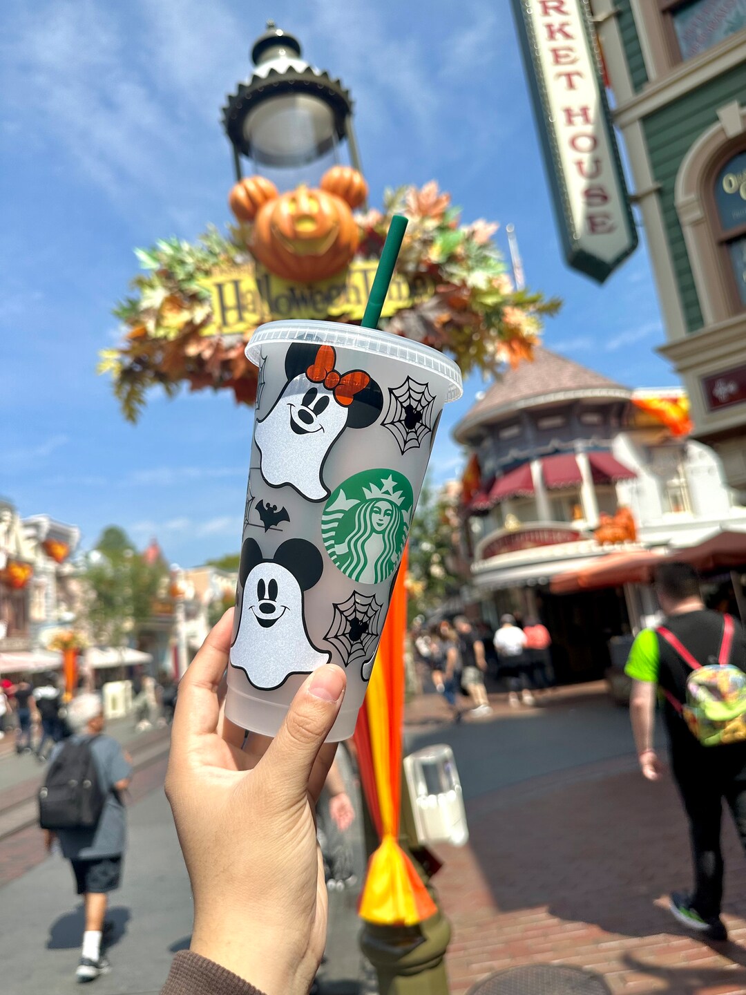 Mickey and Minnie Ghost Cold Cup - Etsy