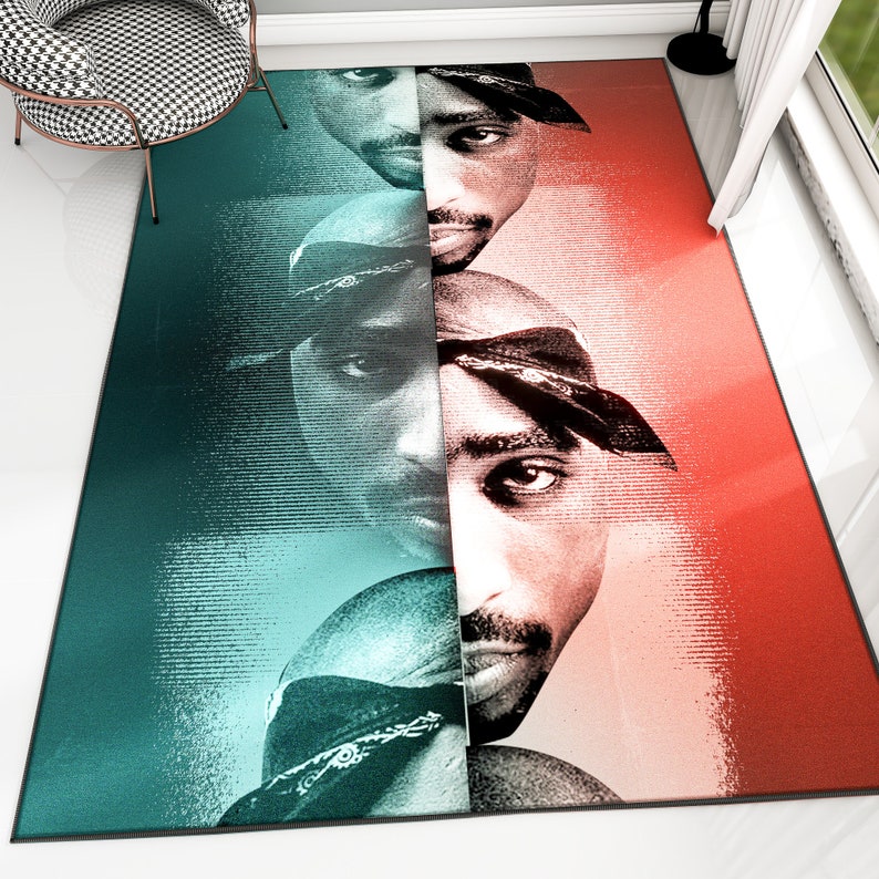 Famous Rapper Rug Hip Hop Legends Design Non-slip Carpet - Etsy
