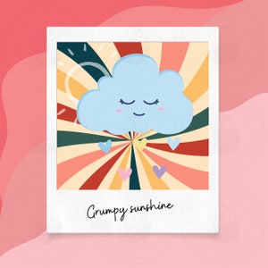 Grumpy Sunshine PNG, Bookish PNG, Booktok, Books, Read, Design, Book ...