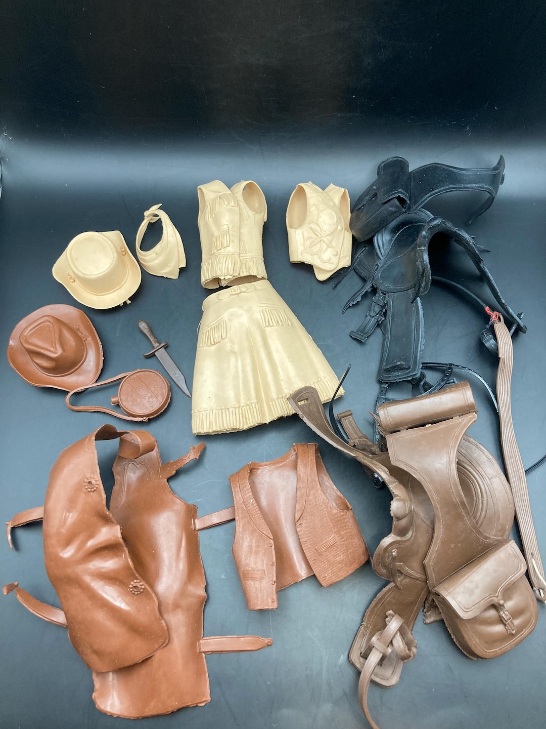 Marx Johnny West/june West Clothing & Accessories Lot -vintage- Western ...