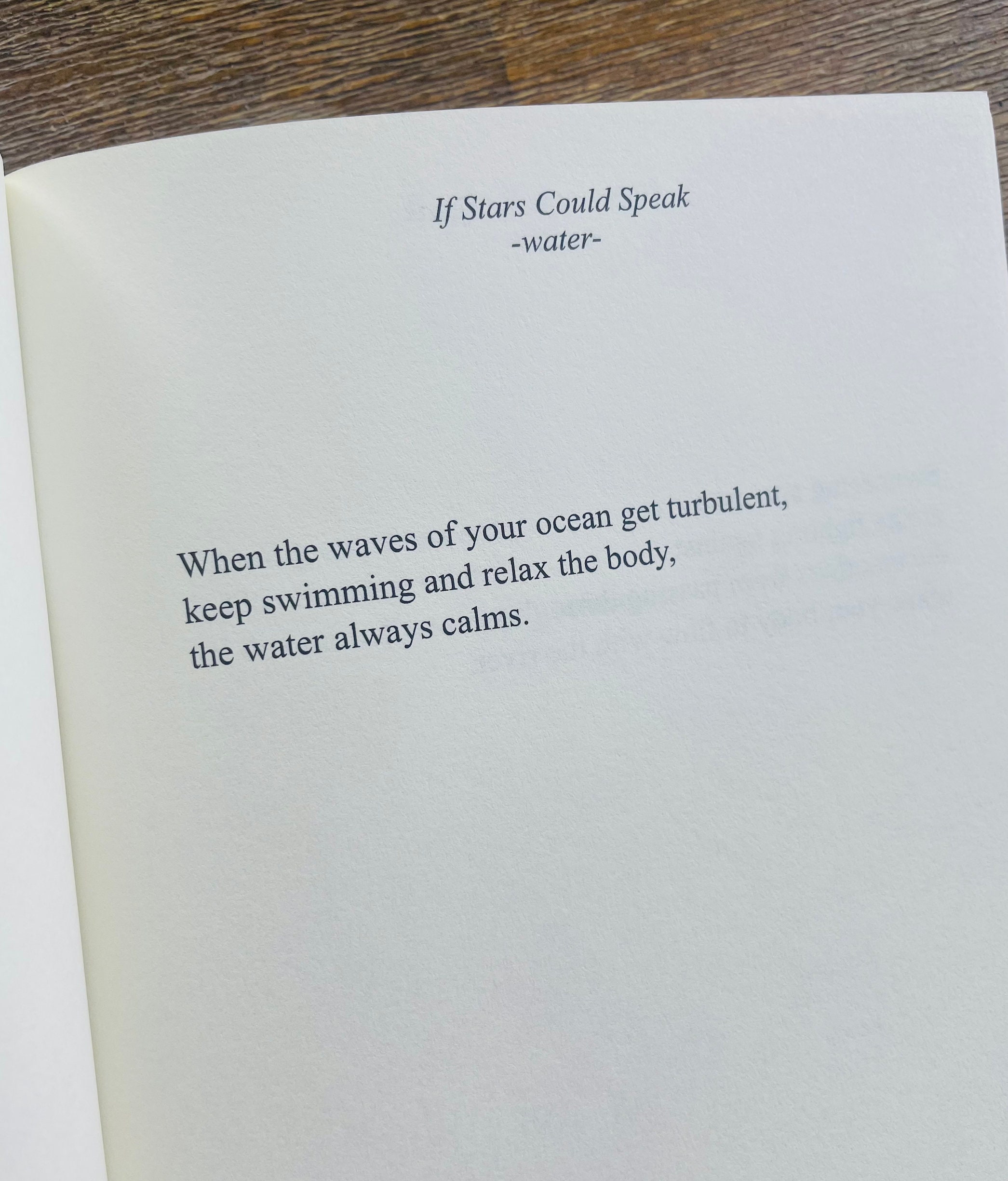 Spiritual Poetry Book, Inspirational Words, "if Stars Could Speak ...