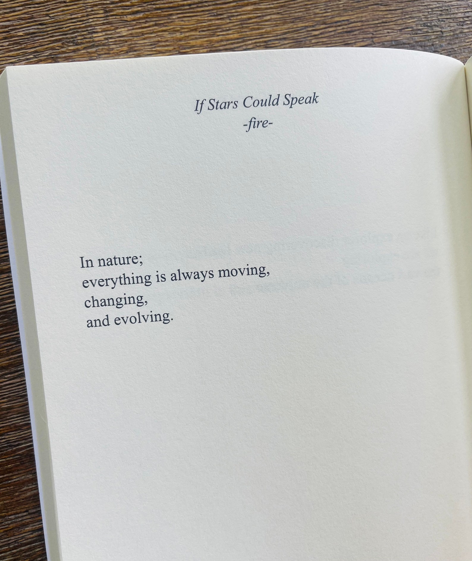 Spiritual Poetry Book, Inspirational Words, "if Stars Could Speak ...
