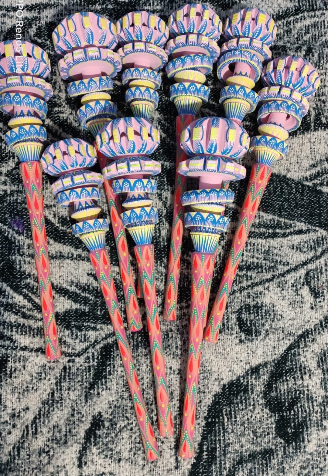 Multi-color Mexican Molinillo 14 Inches Length - Etsy