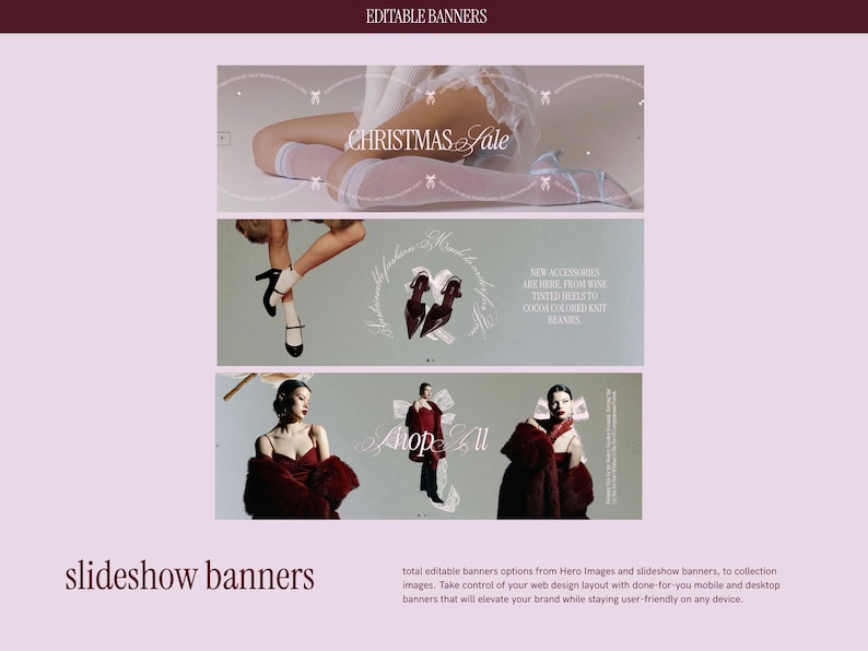 Coquette Shopify Theme Website Template Boutique Design Fashion Store ...