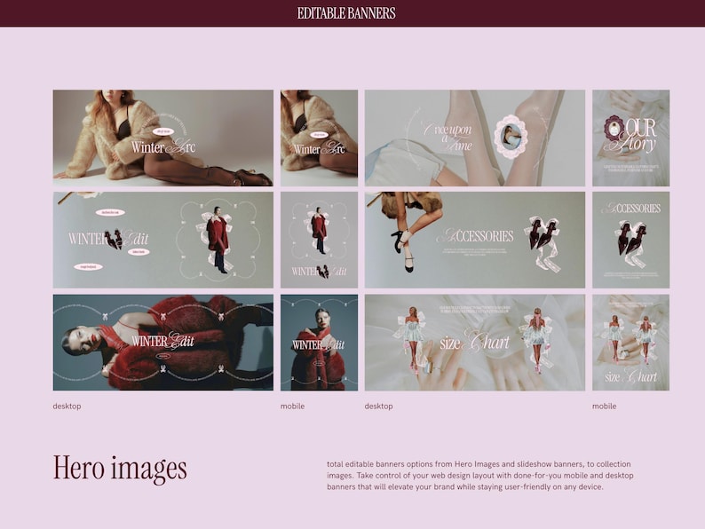 Coquette Shopify Theme Website Template Boutique Design Fashion Store ...