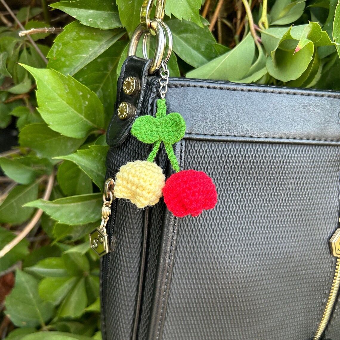 Vibrant Crochet Tulip Keychain-handmade Amigurumi Floral Charm,perfect ...