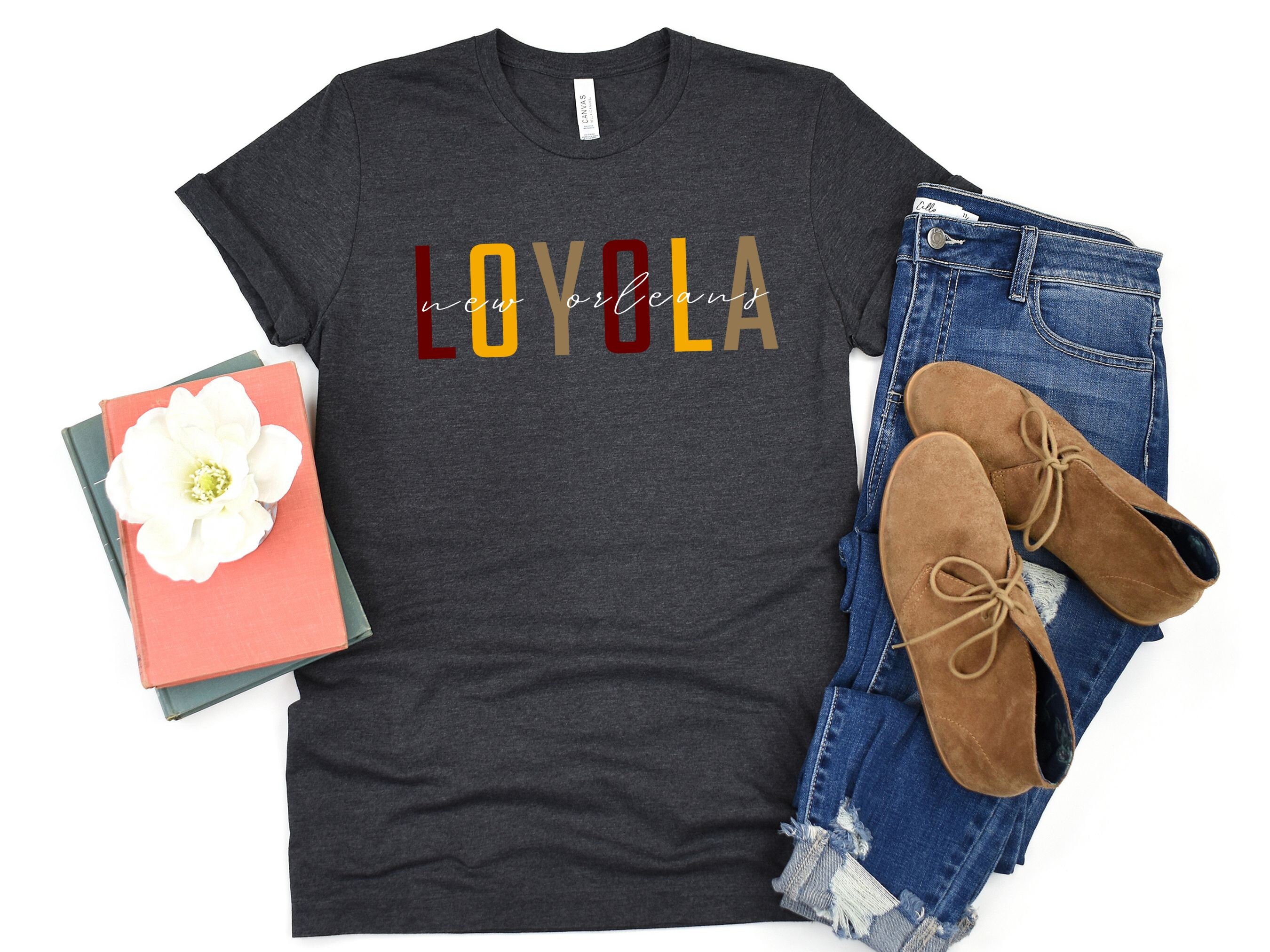 Loyola New Orleans University Tshirt, Louisiana Tshirt, Louisiana ...