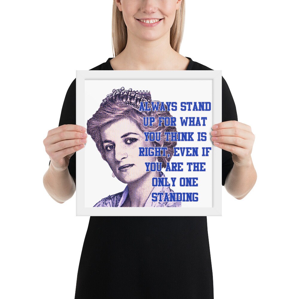 Princess Diana Poster, Dorm Room Art, Girls Room Decor, British Royalty ...