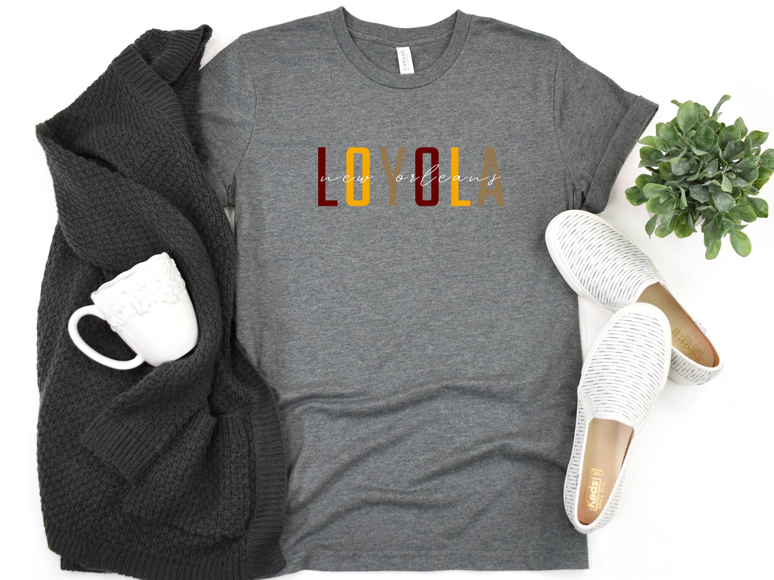 Loyola New Orleans University Tshirt, Louisiana Tshirt, Louisiana ...