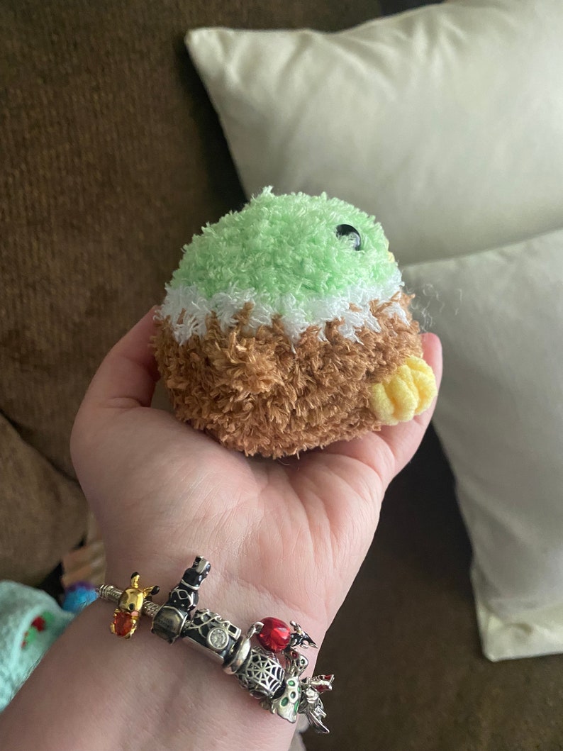 Fuzzy Crochet Baby Birds, Handmade Chicken Plushie, Handmade Mallard ...