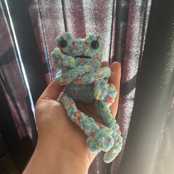 Crochet Leggy Frog Stress Buddy - Etsy