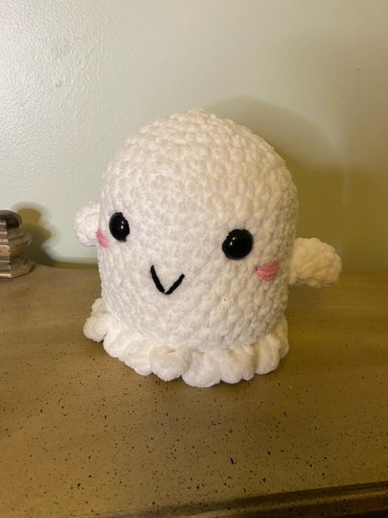 Ghost Plushie-crochet Spirit Halloween Toy Squishy - Etsy