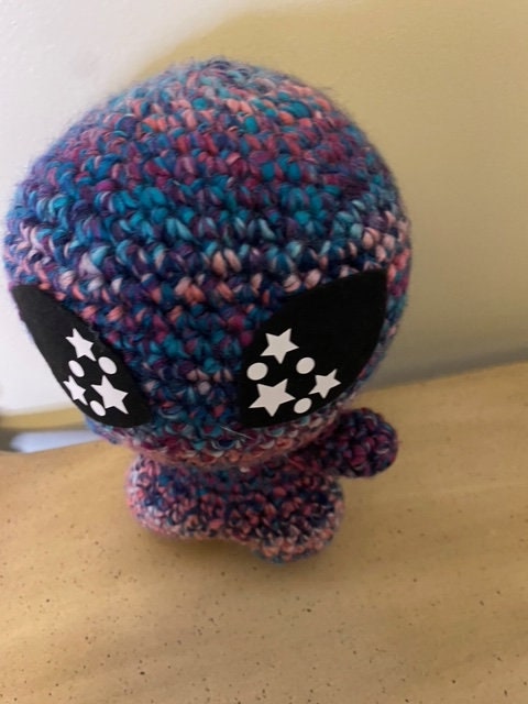 Galaxy Alien Plushie Alien Amigurumi Pink Purple Blue Alien Alien Toy ...