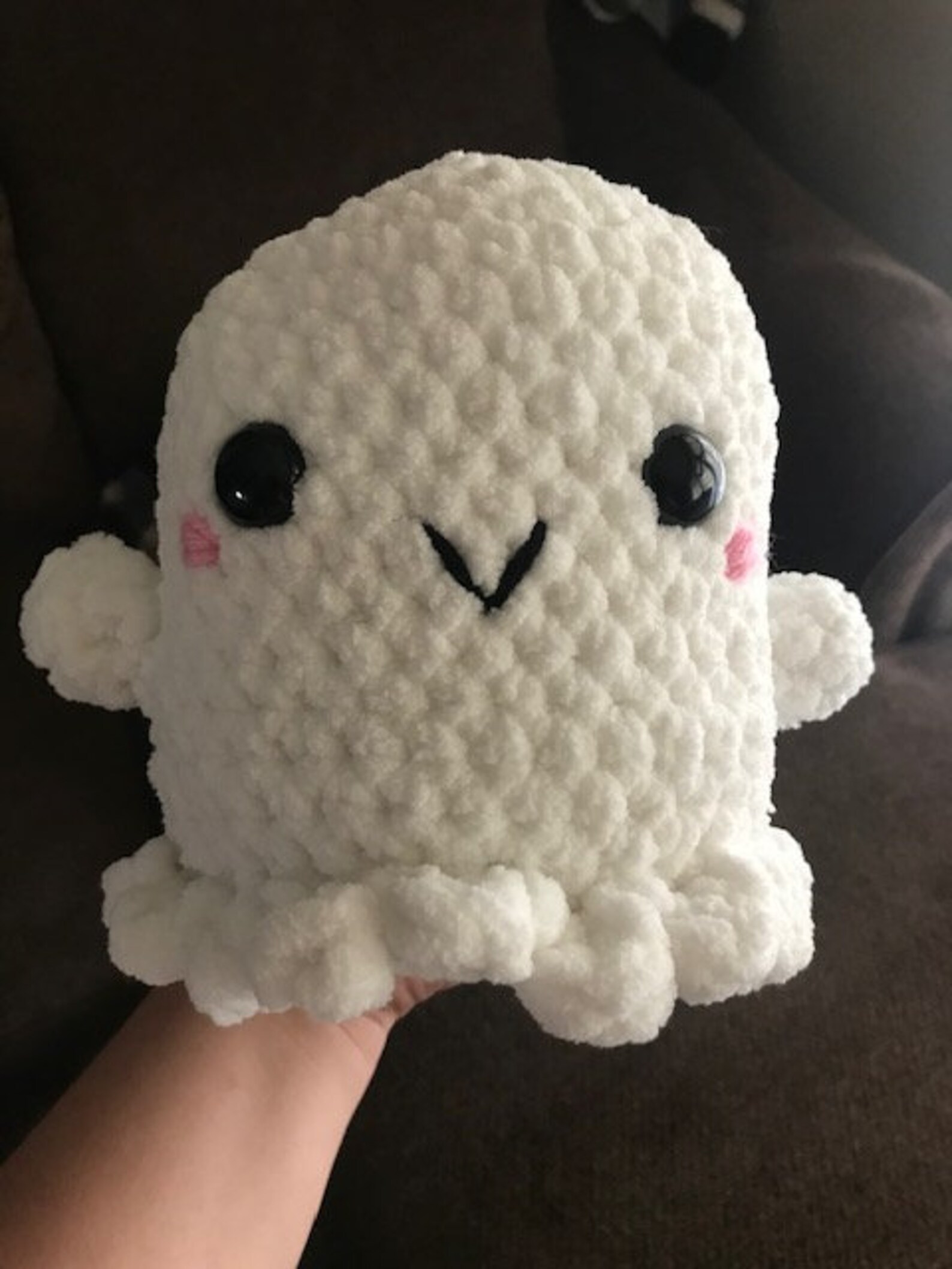 Ghost Plushie-crochet Spirit Halloween Toy Squishy - Etsy