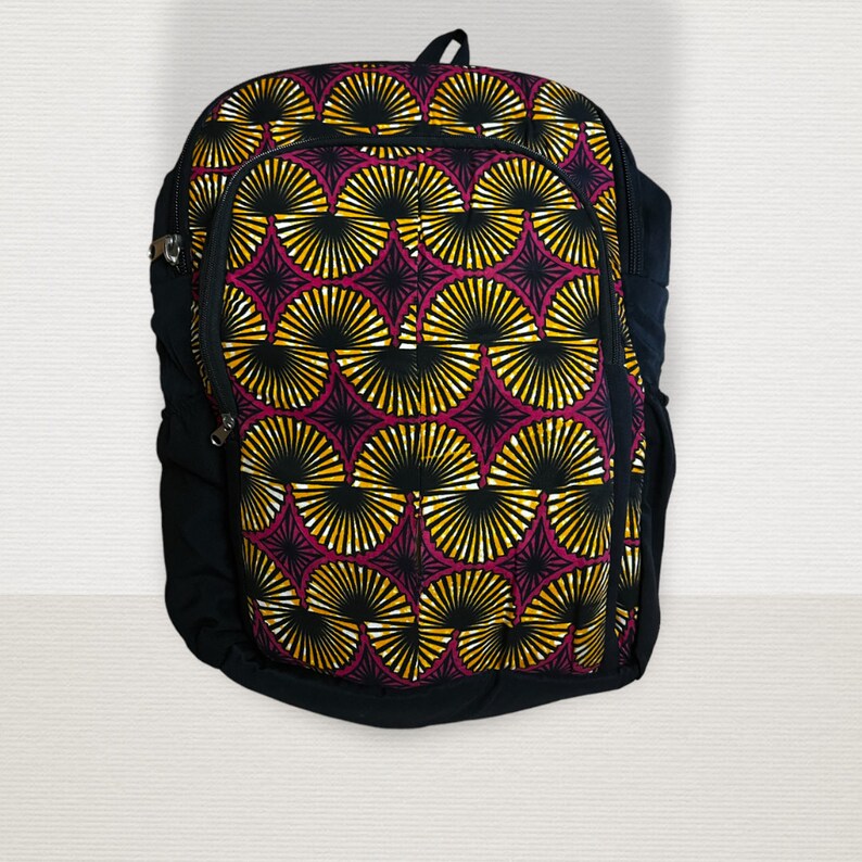 African Print Ankara Backpack - Etsy