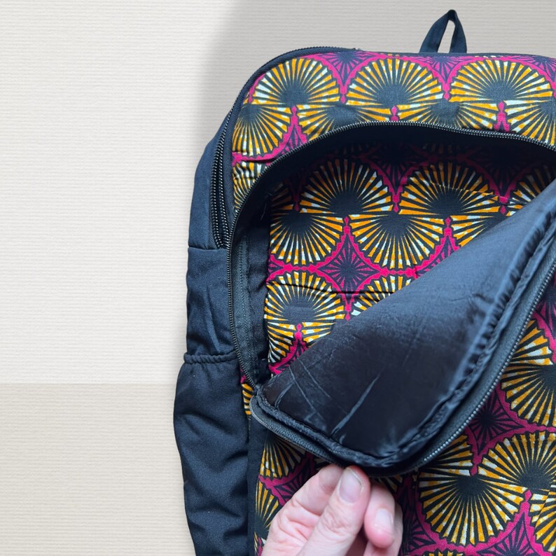 African Print Ankara Backpack - Etsy