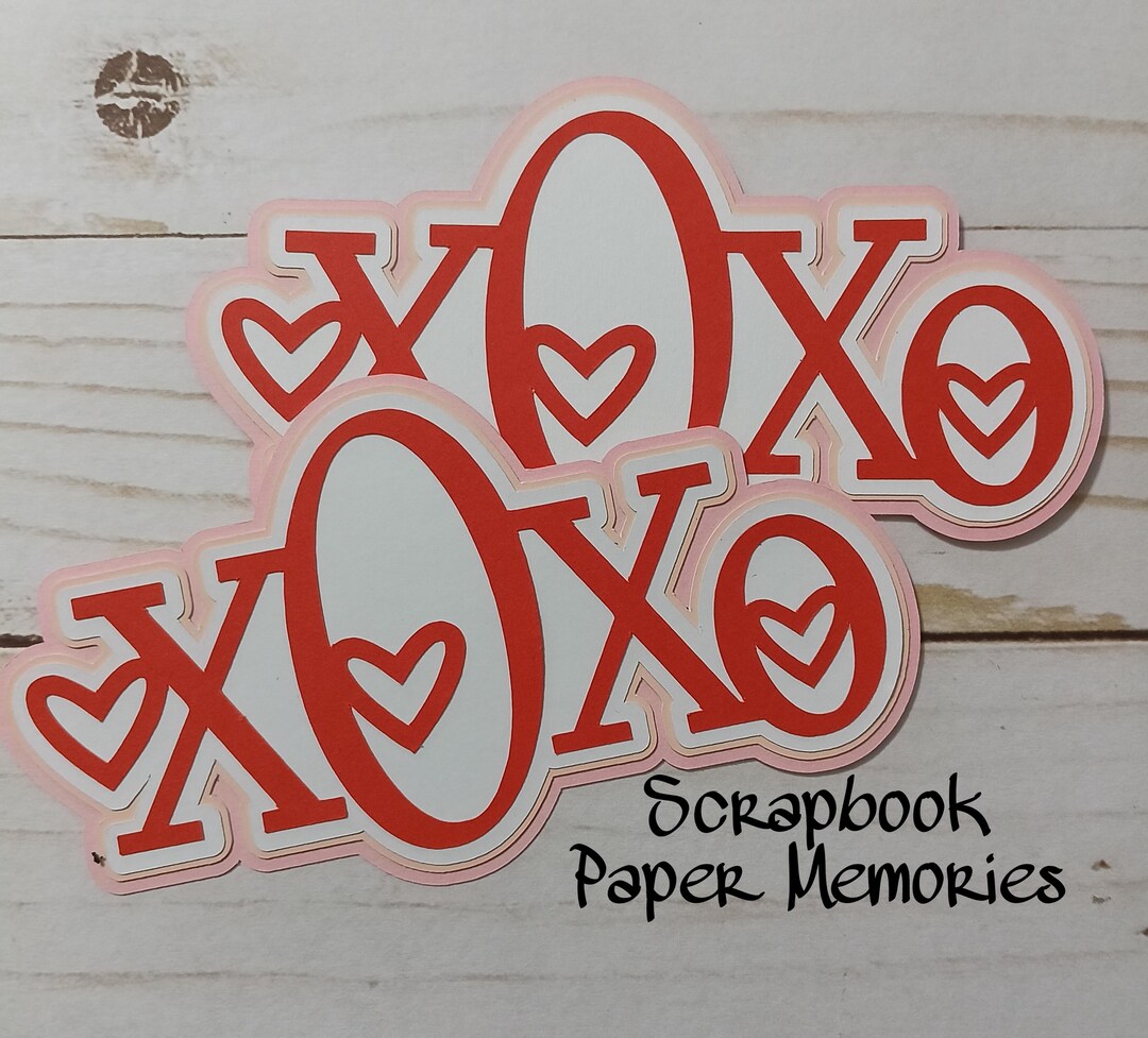 Premade Paper Pieces, Scrapbook Piece, Scrapbook Title Piece, Scrapbook ...