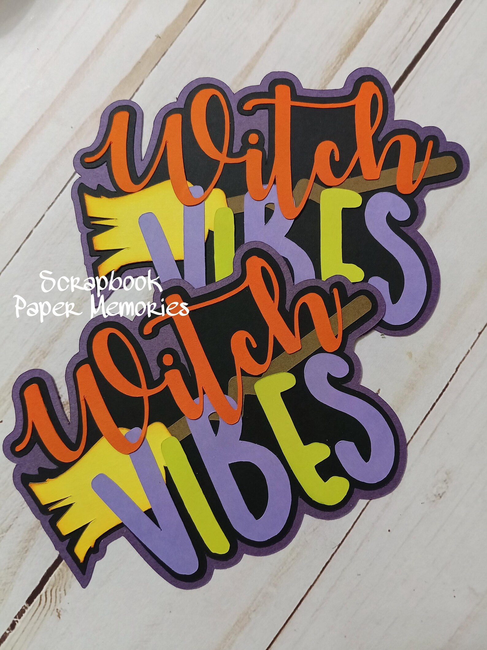 Premade Paper Pieces, Scrapbook Pieces, Fall, Autumn, Fall Colors ...