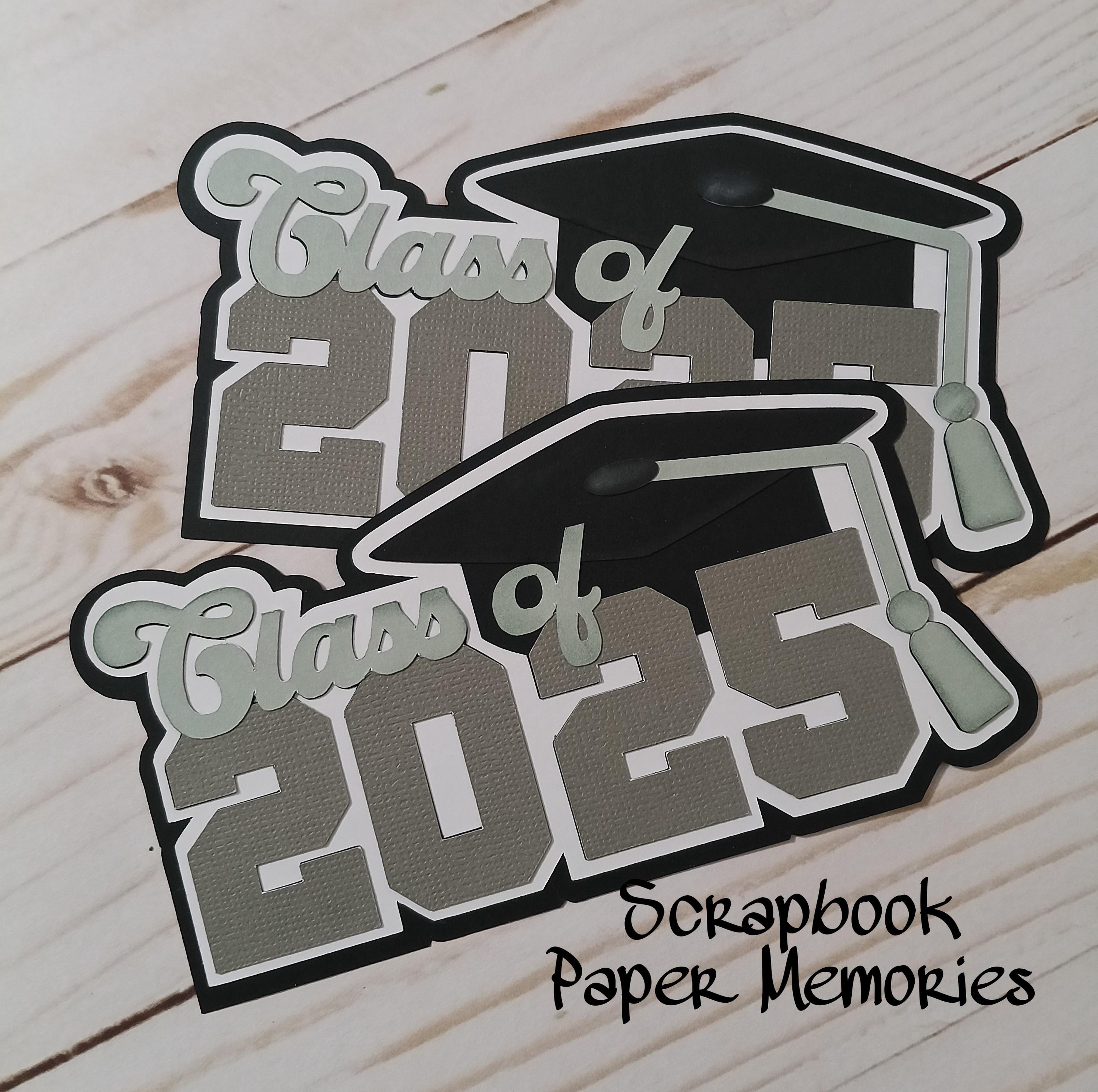Premade Paper Pieces, Scrapbook Pieces, Graduation, Senior Year, Proud ...