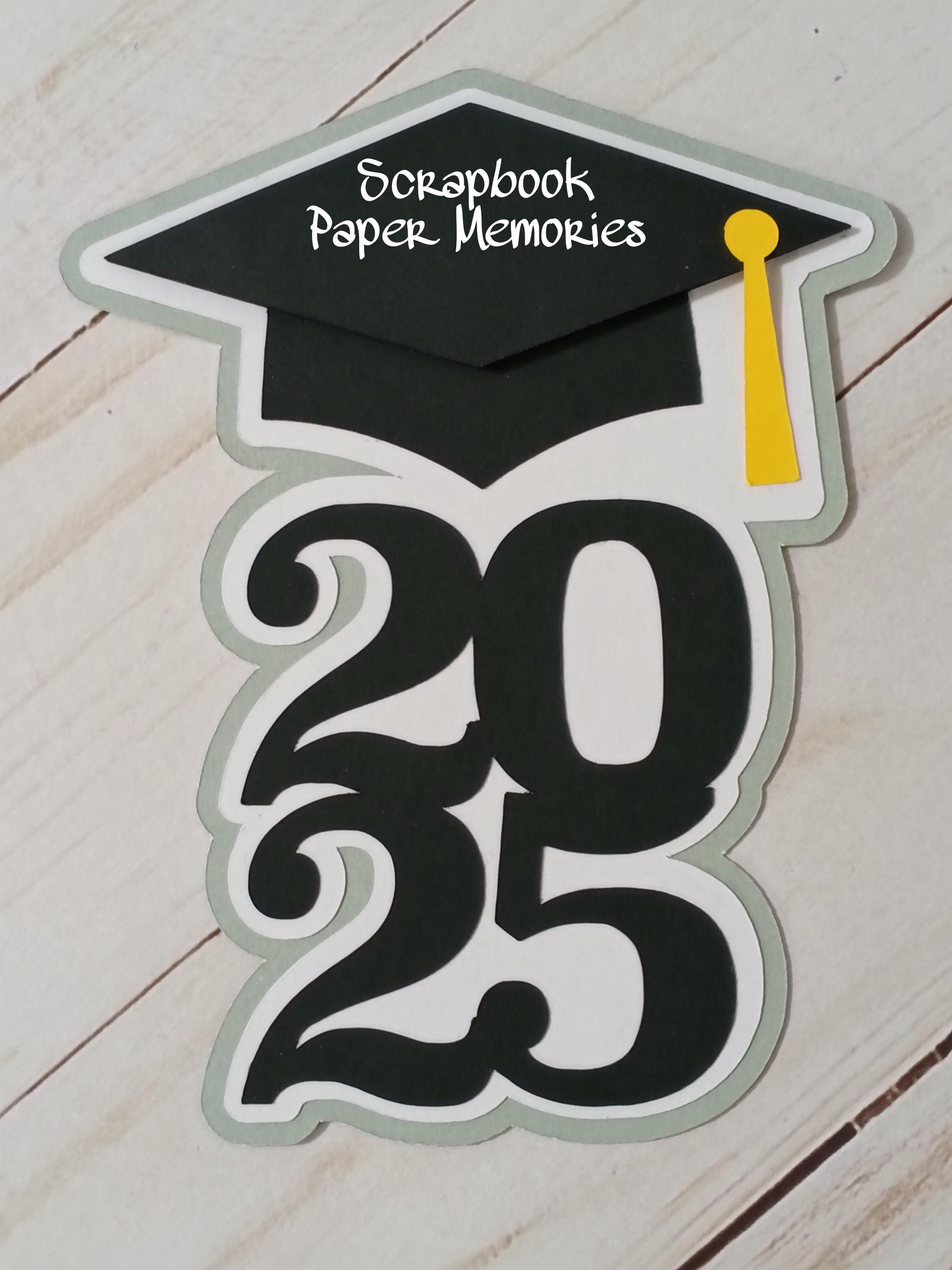 Premade Paper Pieces, Scrapbook Pieces, Graduation, Senior Year, Proud ...