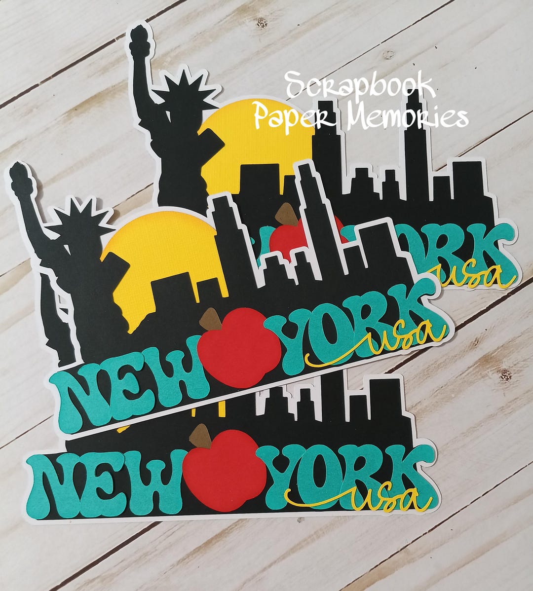 Premade Paper Pieces, Scrapbook Pieces, Travel, Vacation, Travel Lovers ...