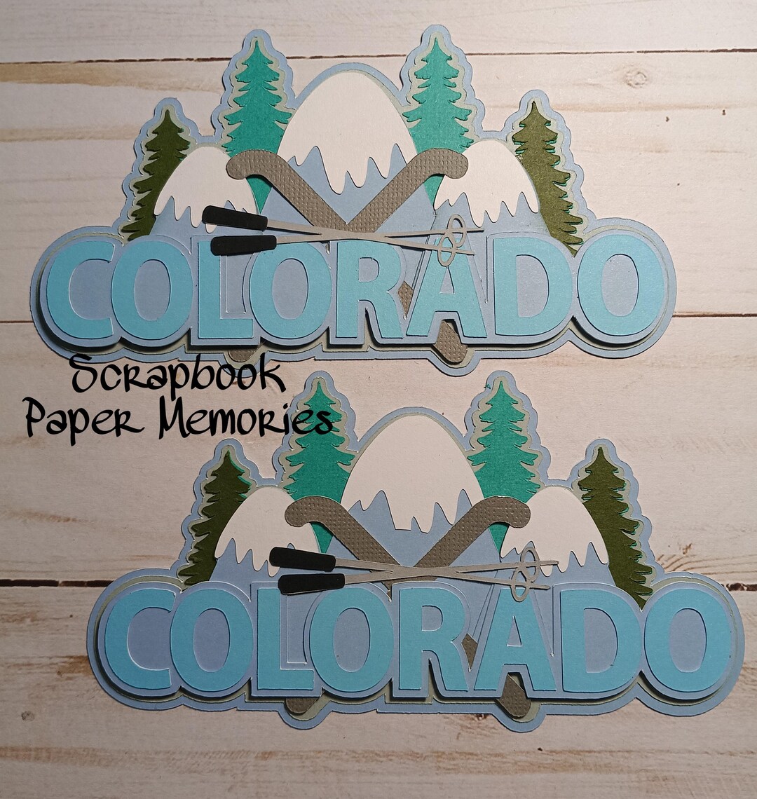 Premade Paper Pieces, Scrapbook Pieces, Travel, Vacation, Travel Lovers ...