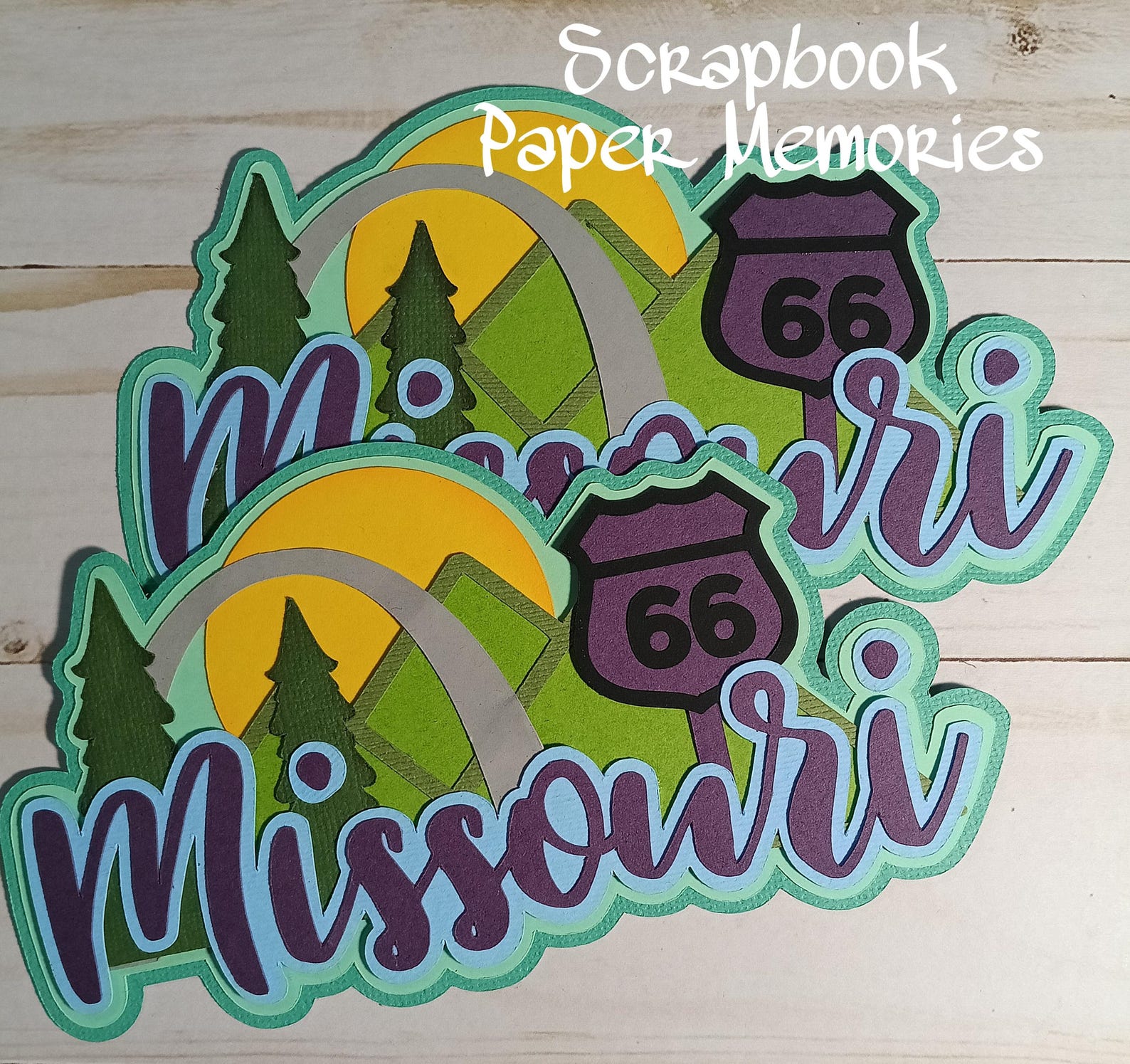 Premade Paper Pieces, Scrapbook Pieces, Travel, Vacation, Travel Lovers ...