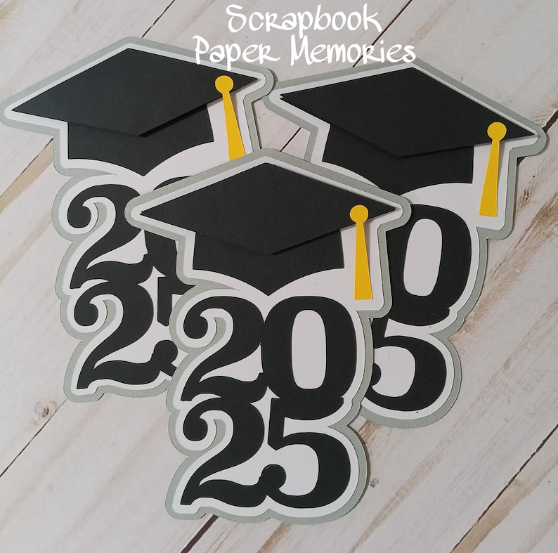 Premade Paper Pieces, Scrapbook Pieces, Graduation, Senior Year, Proud ...