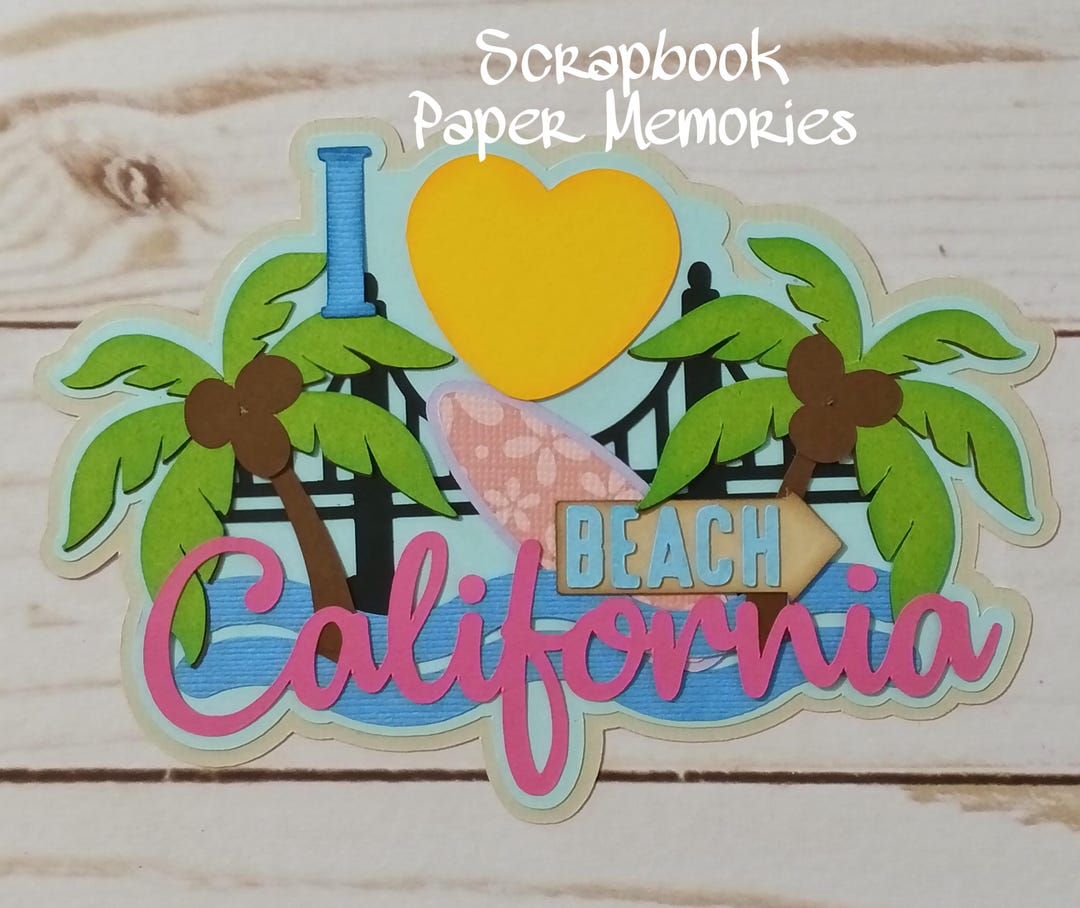 Premade Paper Pieces, Scrapbook Pieces, Travel, Vacation, Travel Lovers ...