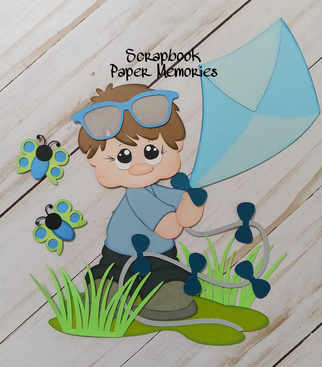 Kite Boy Adventure, Scrapbook Paper Piece, Memories, Kite, Summer Time ...