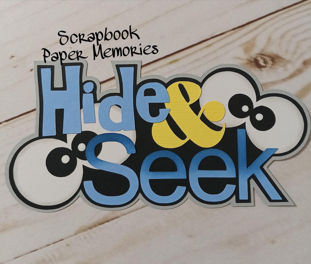 HIDE & SEEK Title – Spooky Season Design - Etsy