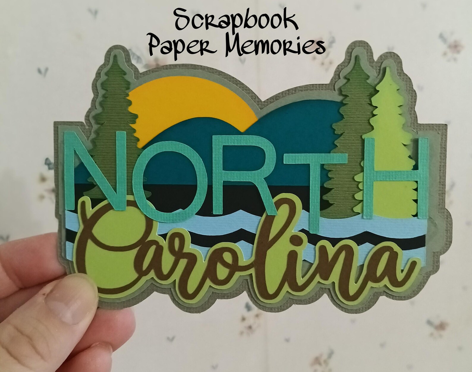 Premade Paper Pieces, Scrapbook Pieces, Travel, Vacation, Travel Lovers ...