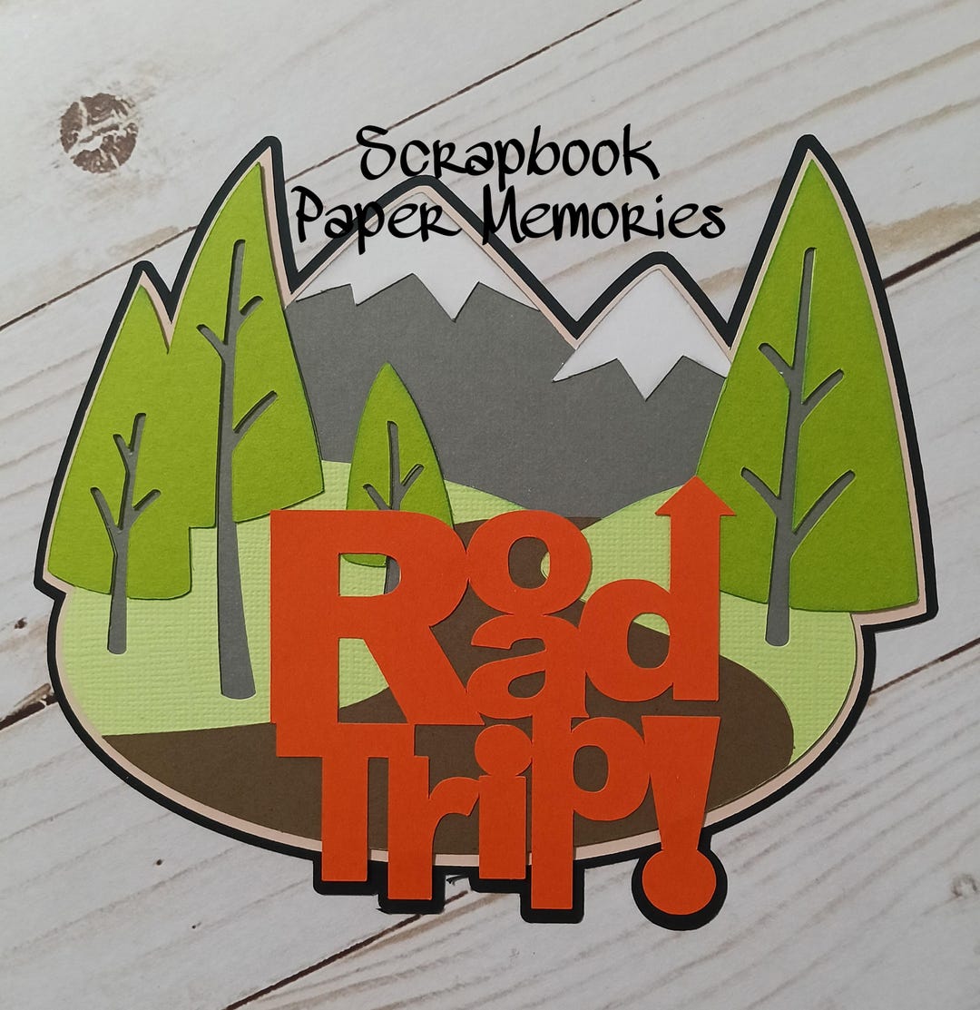 Premade Paper Pieces, Scrapbook Pieces, Travel, Vacation, Travel Lovers ...