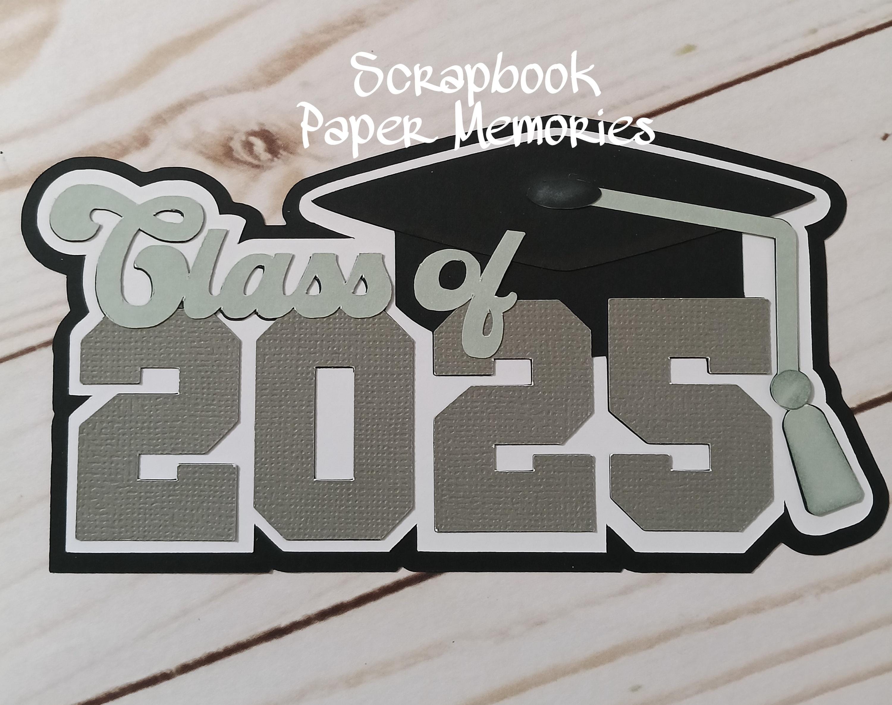 Premade Paper Pieces, Scrapbook Pieces, Graduation, Senior Year, Proud ...