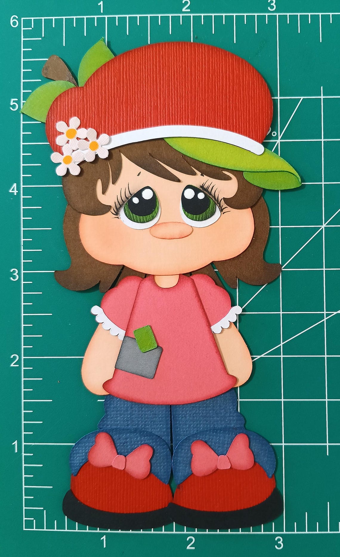 Premade Paper Pieces, Scrapbook Pieces, Cooking Girl, Recipes Cover ...