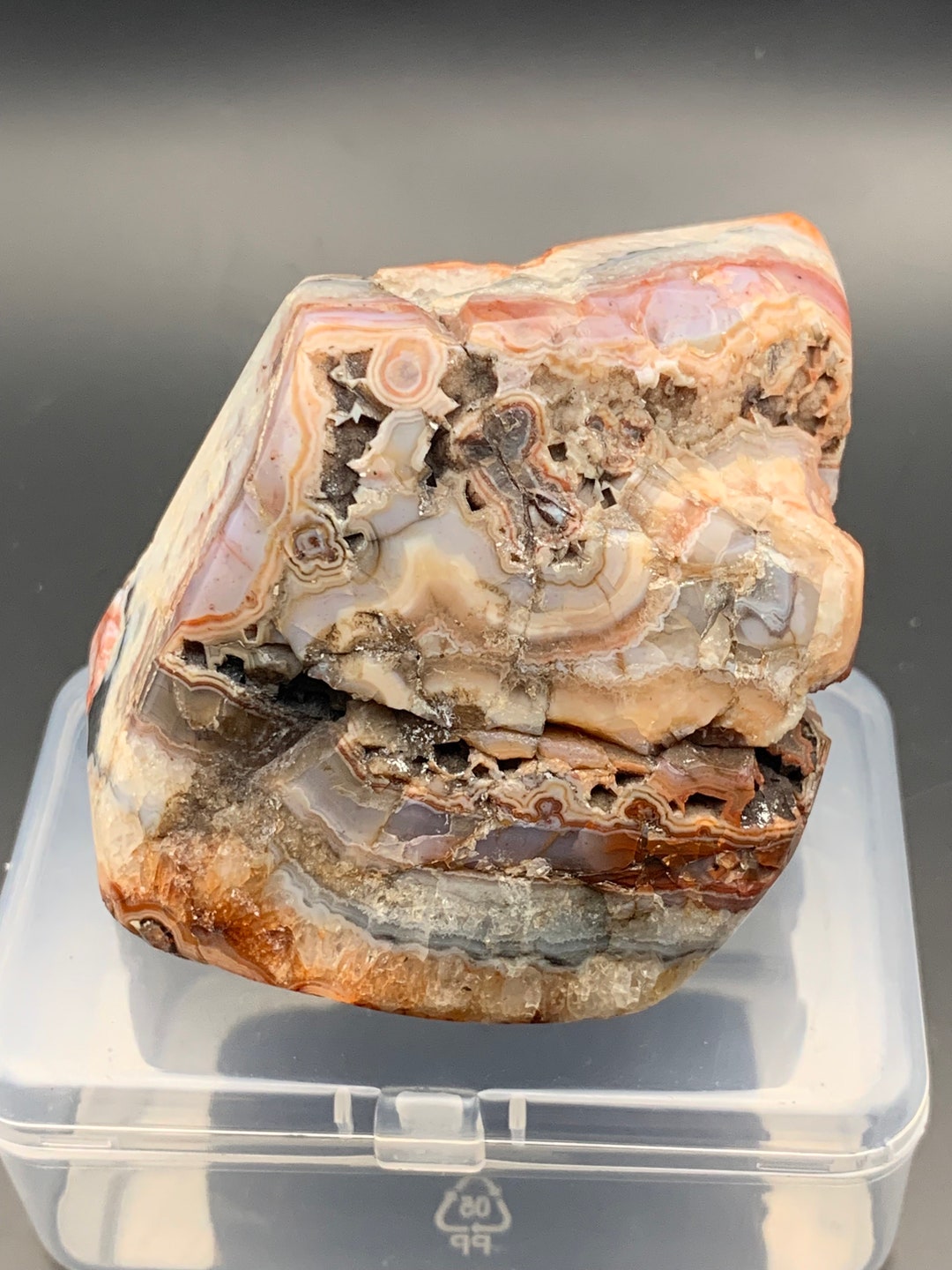 Tarn Agate Minerals From France 350g Semi Polished freeform FMG ...
