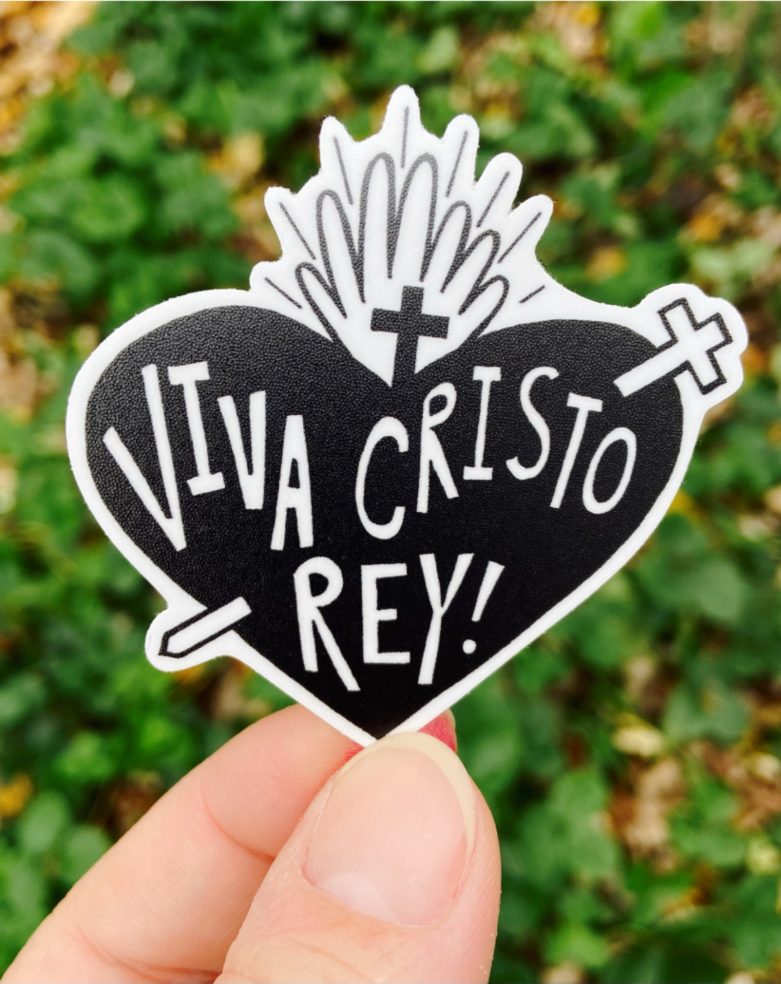 Viva Cristo Rey Decal, Catholic Sticker, Catholic Gift, Vinyl Decal ...