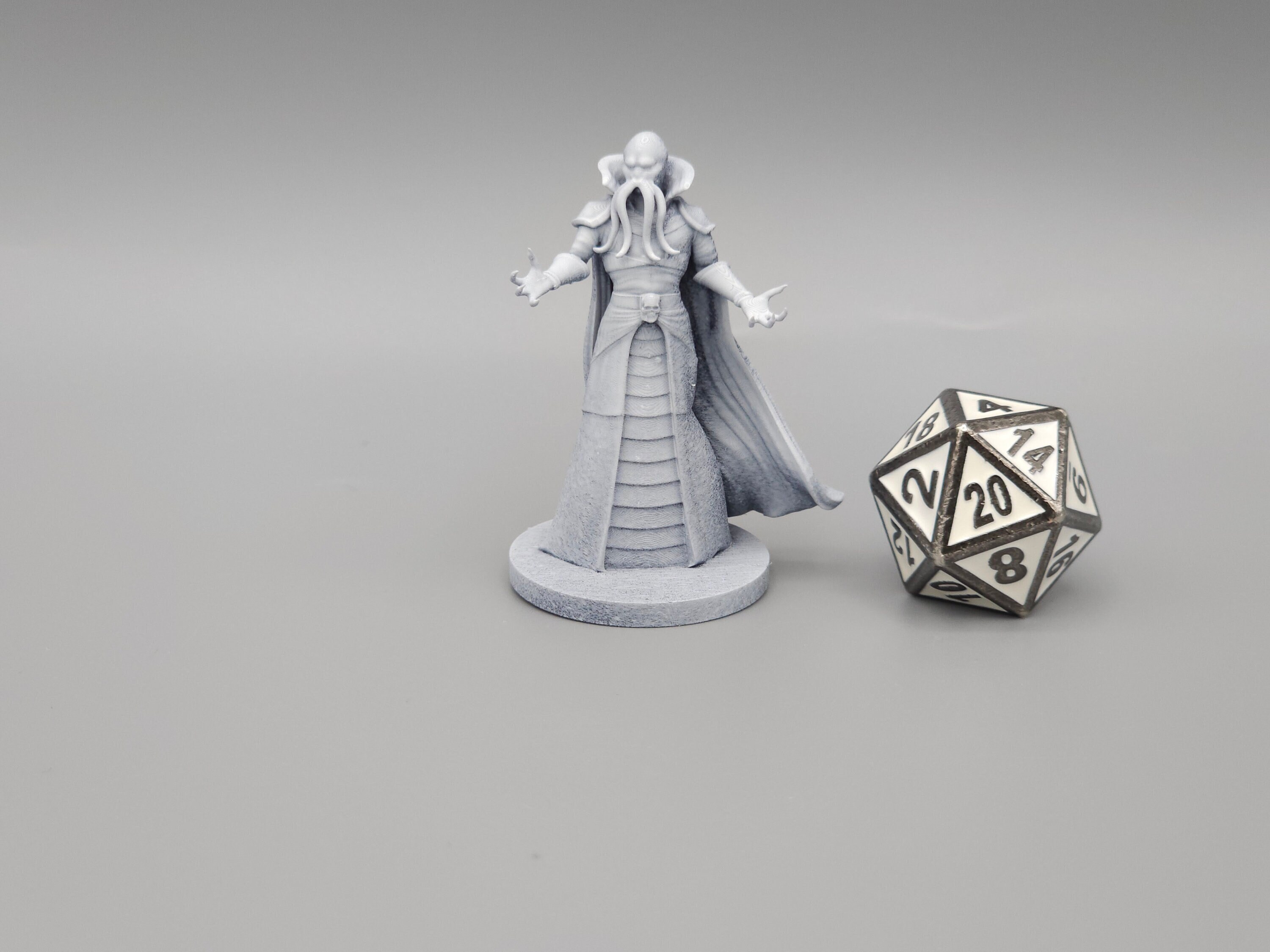 BEHOLD! A Mind Flayer Miniature! Hand Painted or Primed - D&D / TTRPG ...